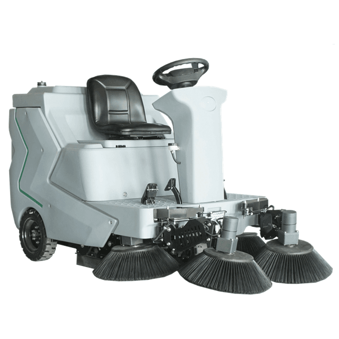 RONLON S1800 Ride On Road Sweeper Floor Cleaning Machine – High quality ...
